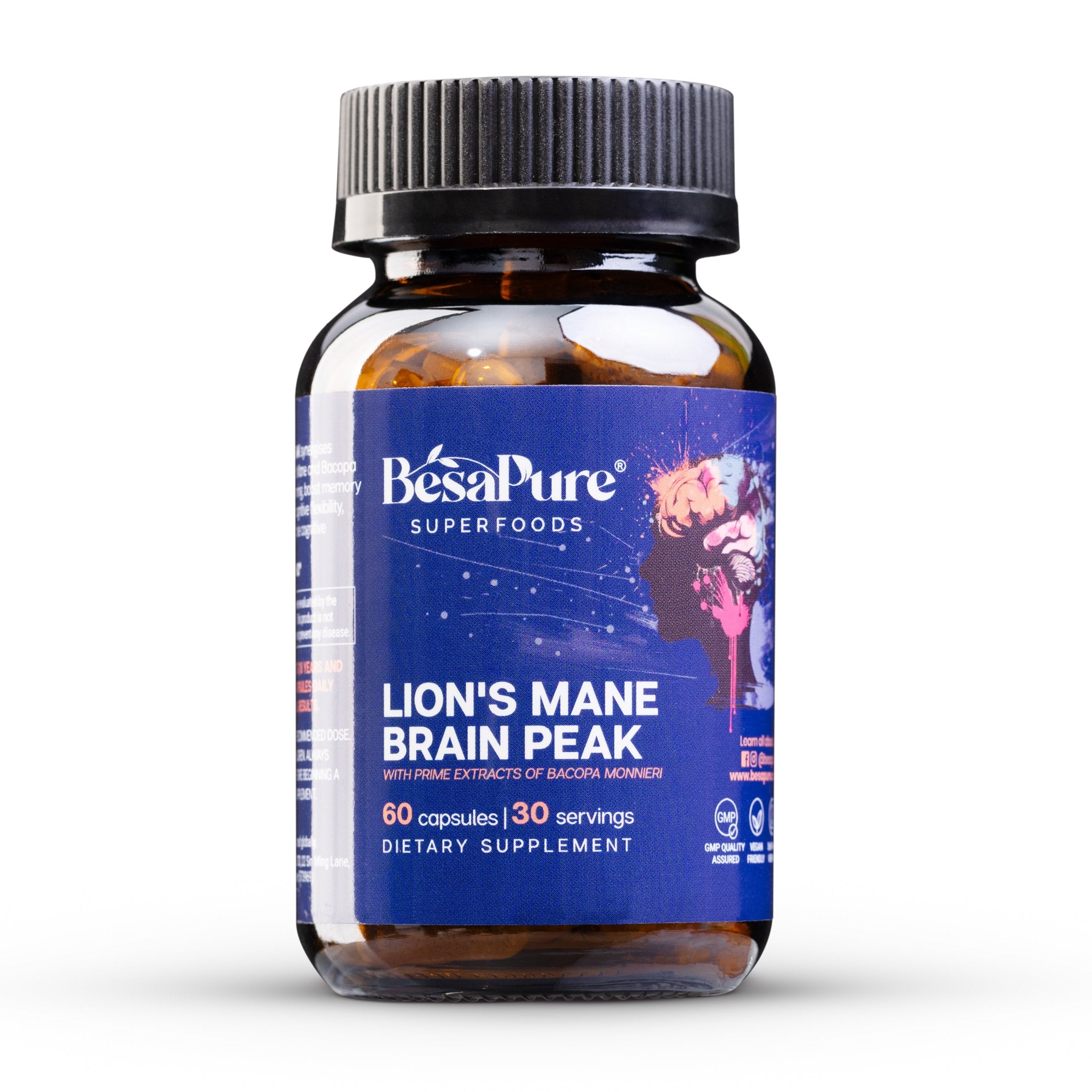 Lions Mane Brain Peak — Nature's Genius Blend – BESAPURE® SUPERFOODS